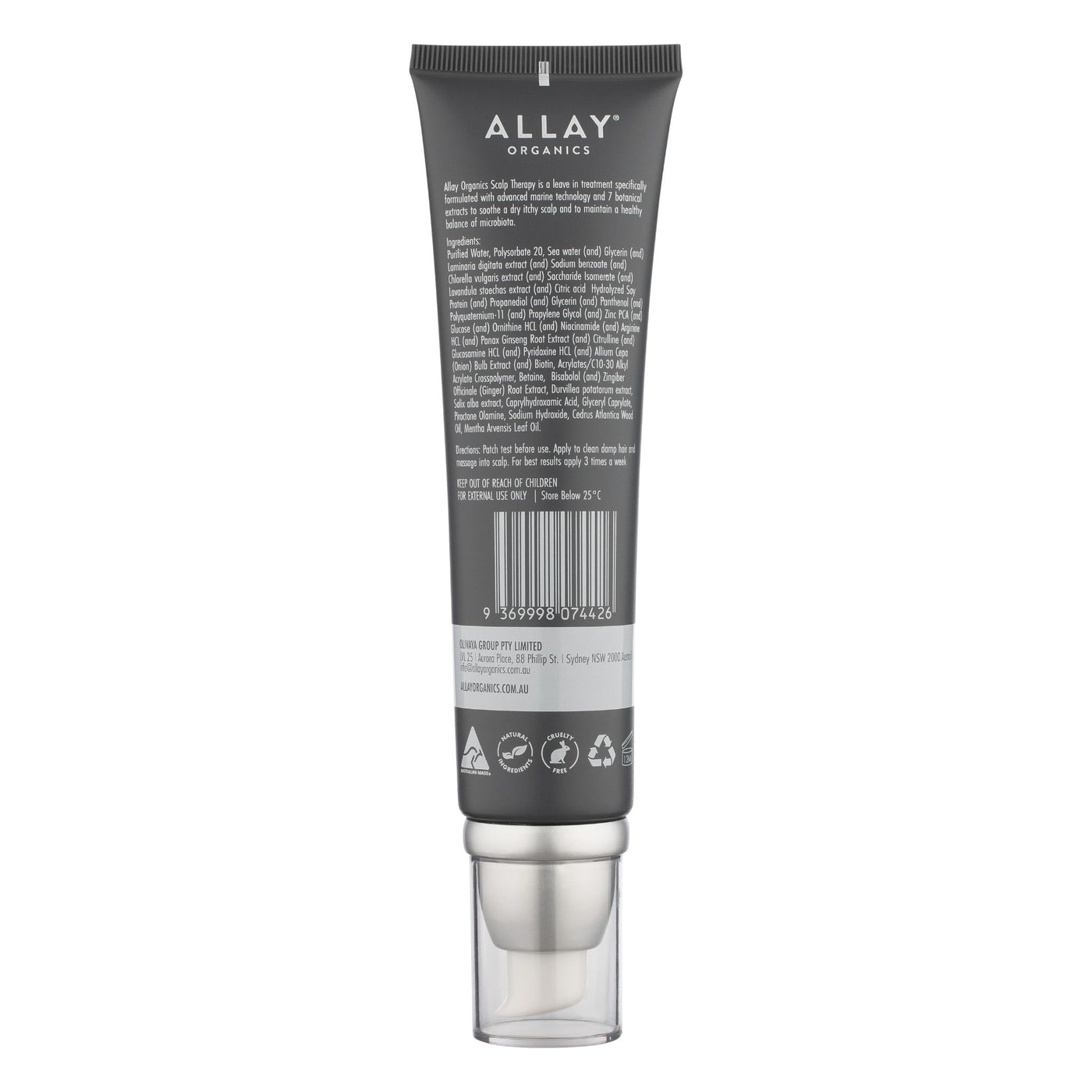Allay Organics Scalp Therapy (120ml) – Aussie Pharma Direct