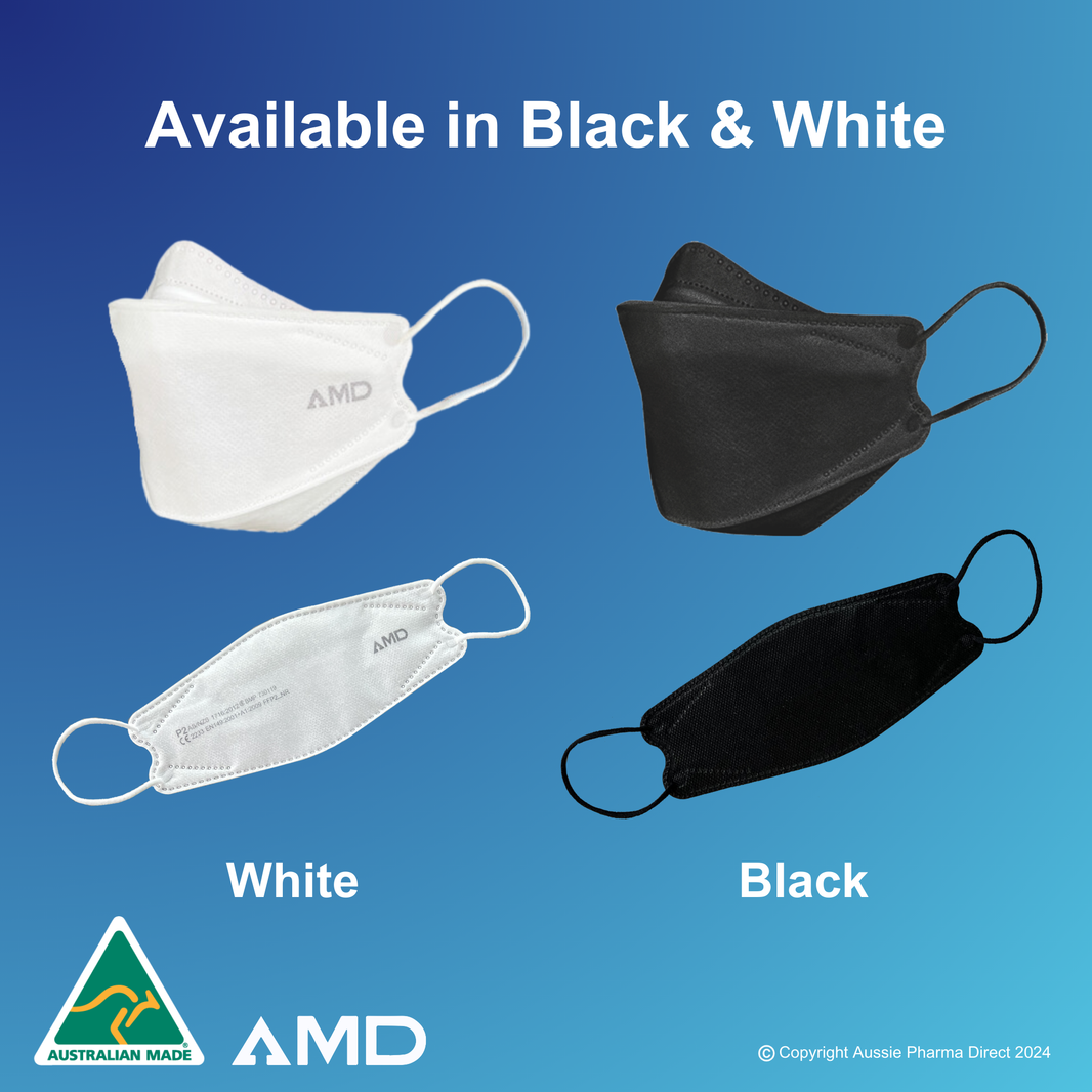 Australian-Made AMD P2 Face Masks | Earloop Nano-Tech Respirator ...