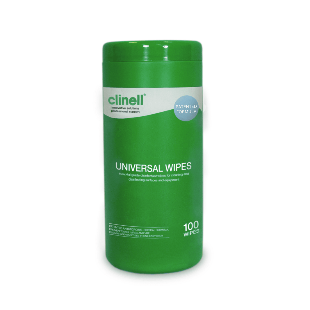 Clinell Universal Wipes (Tub or Refill Pack) - 100 Wipes – Aussie ...