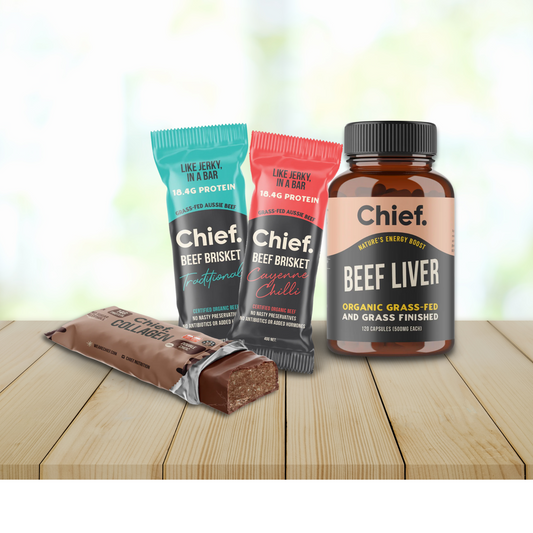 Chief Nutrition Beef Bars & Supplements – Aussie Pharma Direct
