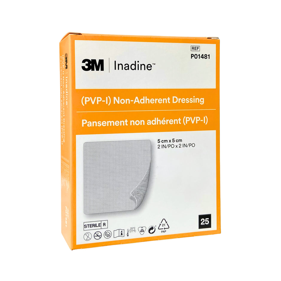 Inadine PVP-I Non-Adherent Dressing 5cm x 5cm – Box of 25 – Aussie ...