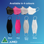 AMD P2 Masks | Australian-Made 4-Layer Face Mask with Earloops – Aussie ...
