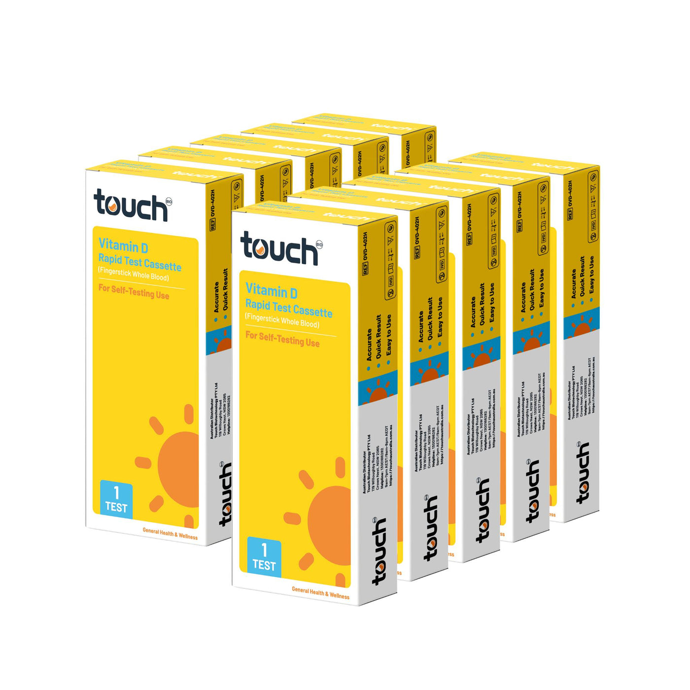 TouchBio Vitamin D Test Kit | For Self-Testing – Aussie Pharma Direct