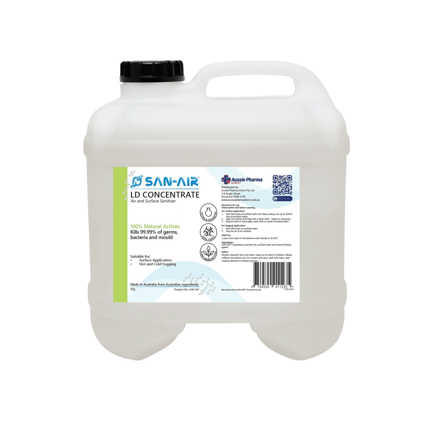 SAN-AIR™ LD Concentrate - Natural Mould Cleaner & Sanitiser – Aussie ...