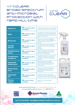 ViroCLEAR Certificates & Reports – Aussie Pharma Direct
