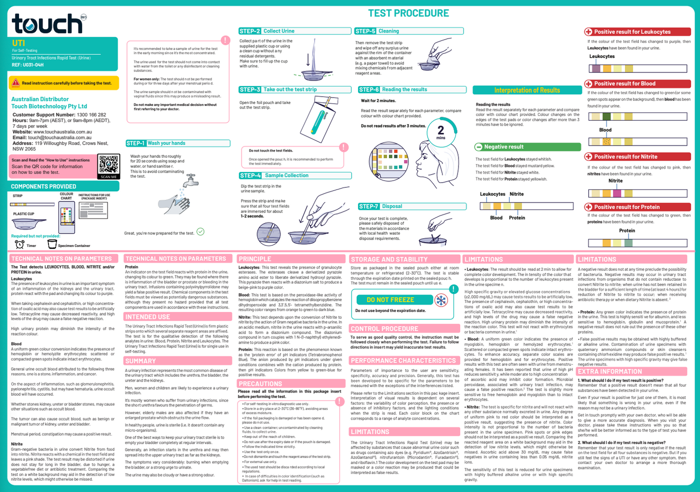 TouchBio Self Test Kits – Aussie Pharma Direct