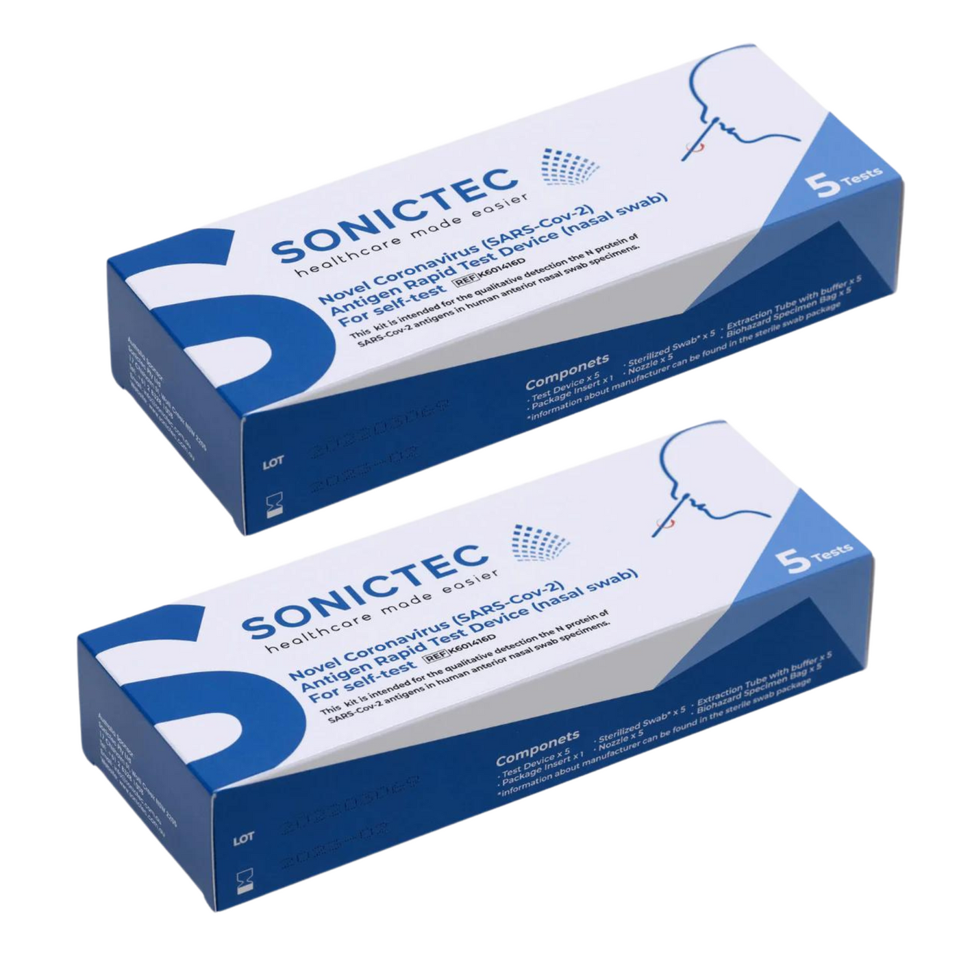Sonictec Covid-19 Rapid Antigen Test Kit (Nasal Swab) – Aussie Pharma ...
