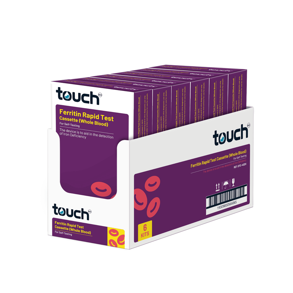 TouchBio Ferritin / Iron Rapid Test – Aussie Pharma Direct