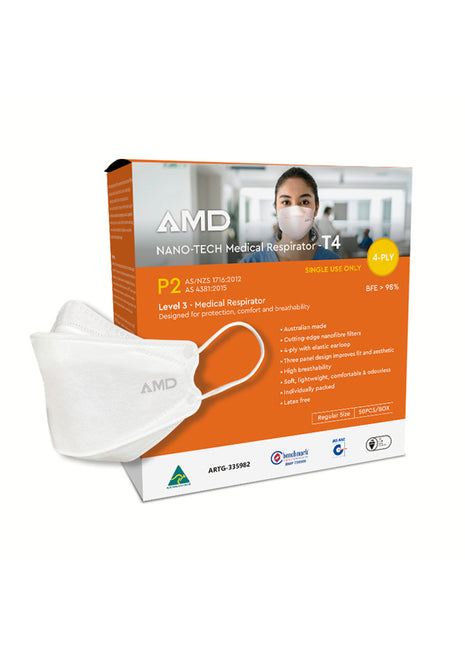Aussie Pharma Direct | AMD (N95) P2 Mask Manufactured in Australia
